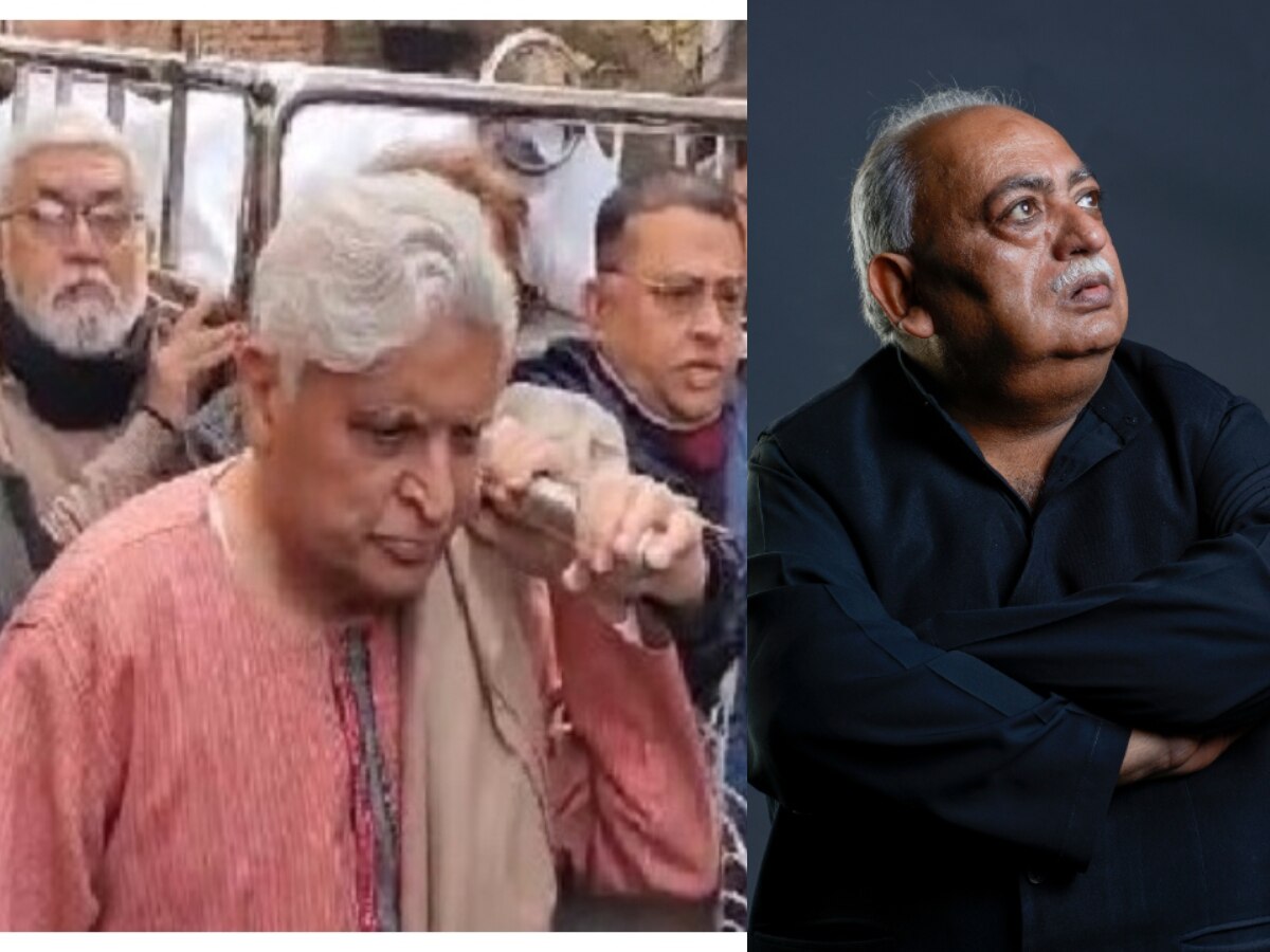 Munawwar Rana Death: जावेद अख्तर ने मुनव्वर राना के जनाजे को द‍िया कंधा ...