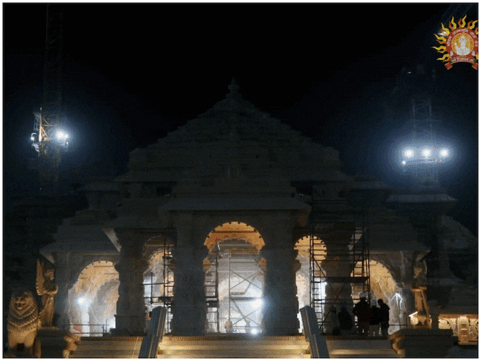 Ayodhya Ram Mandir: रात में कैसा नजर आता है अयोध्या का भव्य राम मंदिर ...