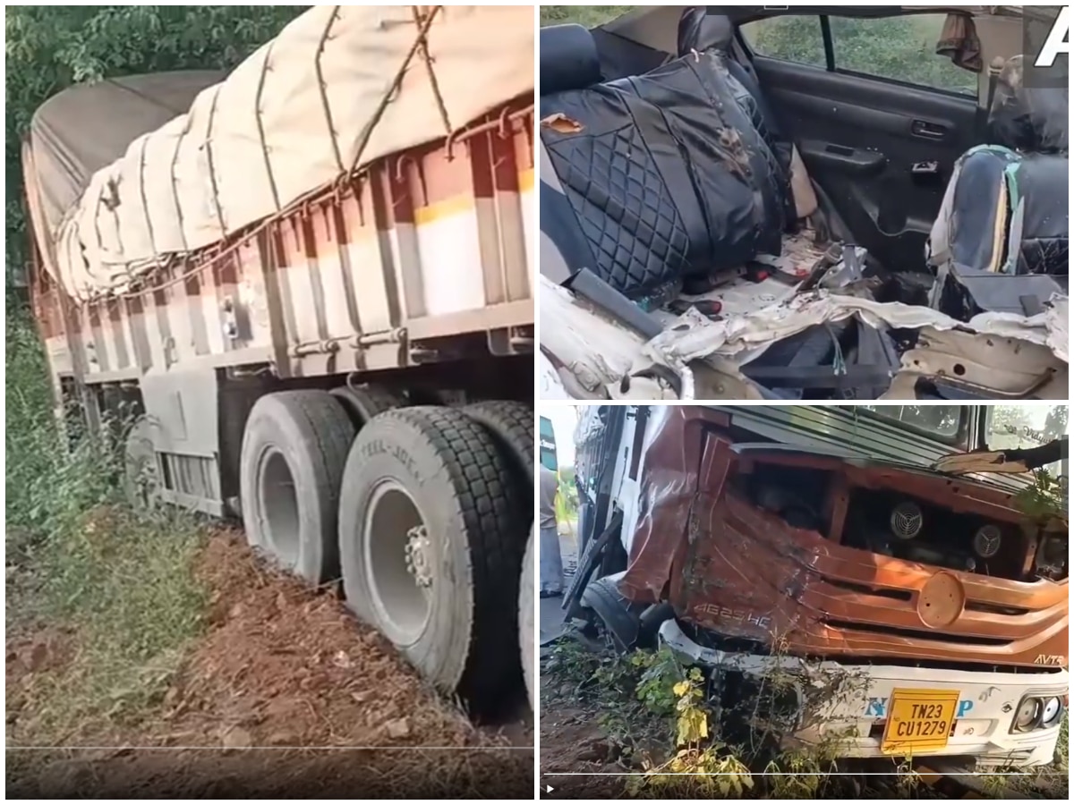 6 Killed In Horrific Collision Between Car And Lorry In Tamil Nadu