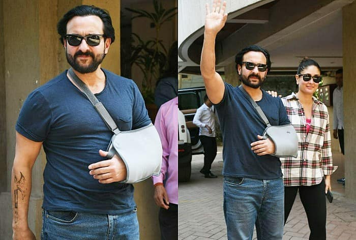 Saif Ali Khan Returns Home After Tricep Surgery, Looks Fit And Handsome as Ever – Watch Viral ...