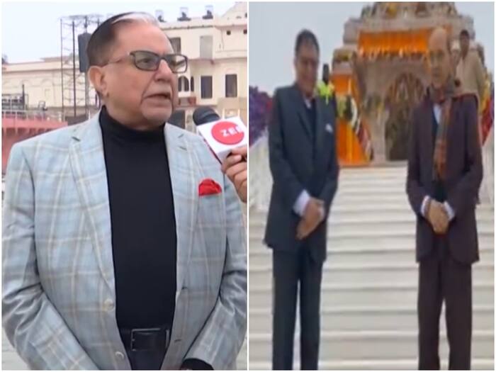 Ram Mandir Pran Pratishtha: पूर्व राज्यसभा सांसद डॉ. सुभाष चंद्रा ने राम मंदिर का दौरा किया ...