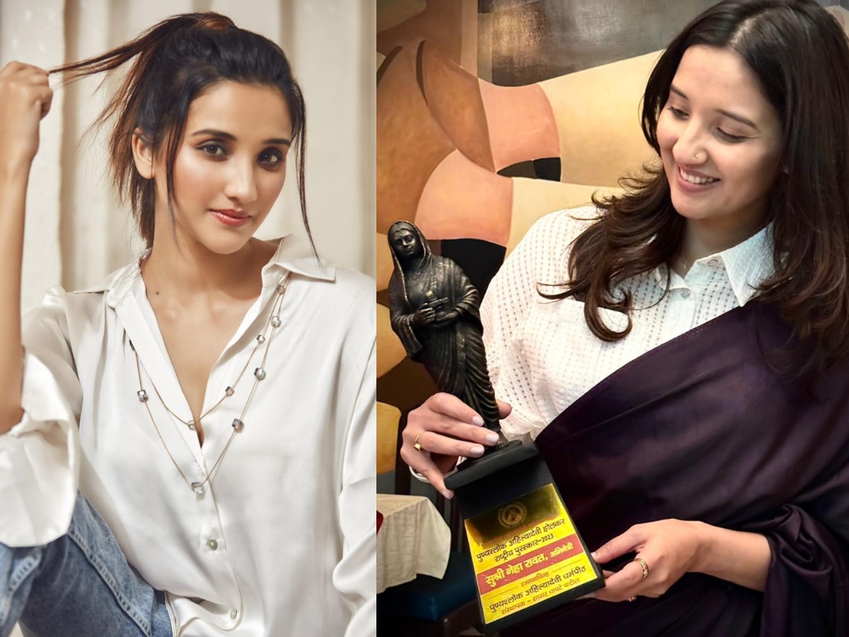 लाखों की नौकरी छोड़कर मॉडल-एक्ट्रेस बनीं नेहा रावत को उत्तराखण्ड में किया गया सम्मानित