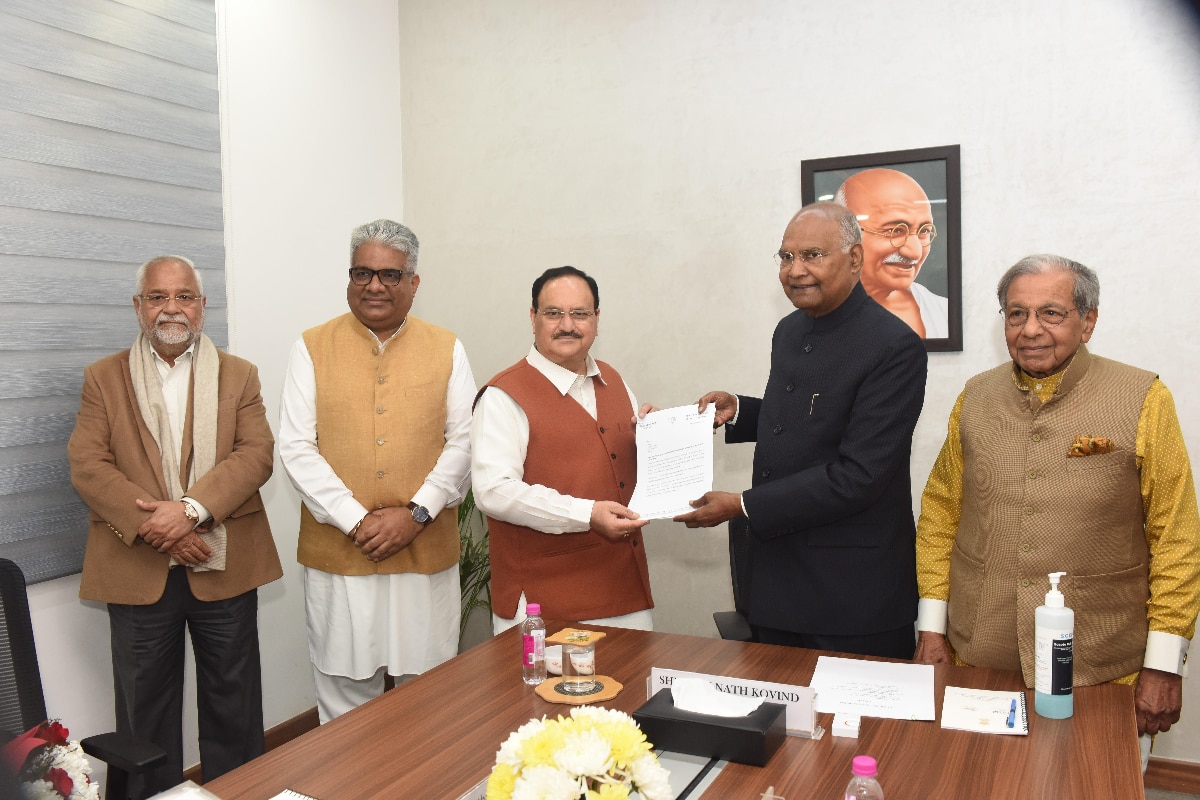 One Nation One Election: BJP Delegation Hands Over Memorandum To High ...