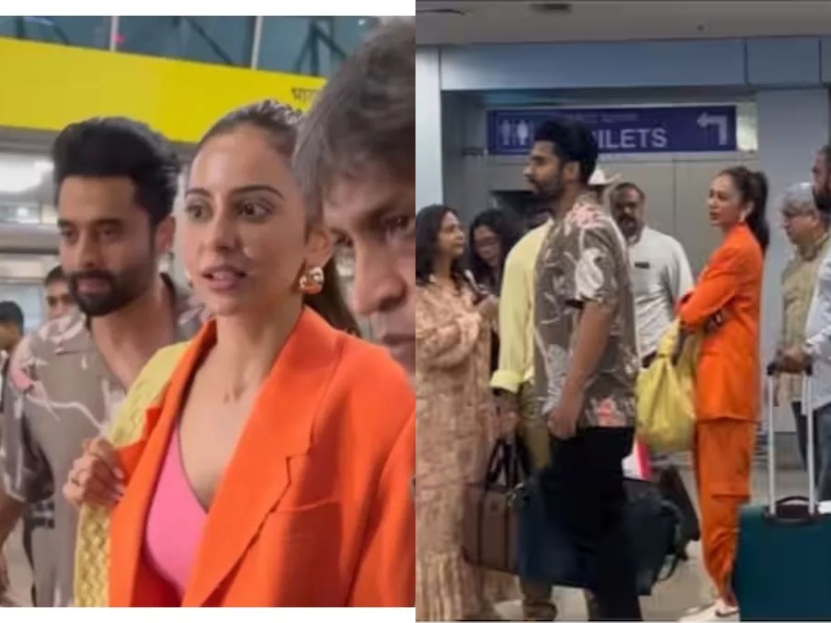 Rakul Preet’s Special Hand Gesture For Jackky Bhagnani While Walking ...