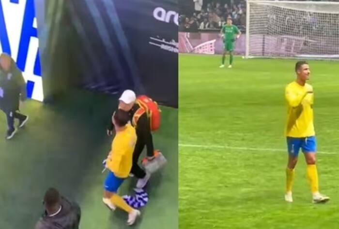 Cristiano Ronaldo Gets ANGRY at Lionel Messi Chants; Reacts After ...