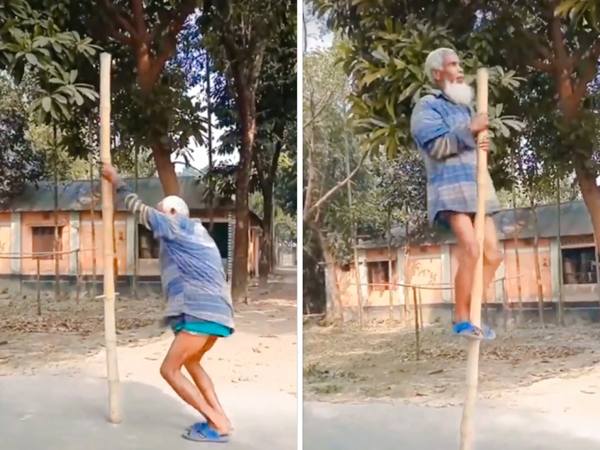 Chachaji Ka Video: चाचाजी ने दिखाया गजब का स्टंट, देखते ही हिल गए राह ...