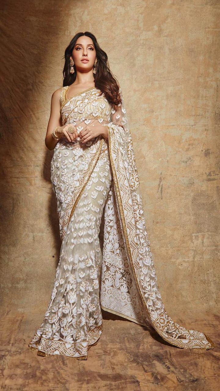 Nora Fatehi's Top 8 Ooh-Lala-Lala Saree Looks For Weddings in 2024