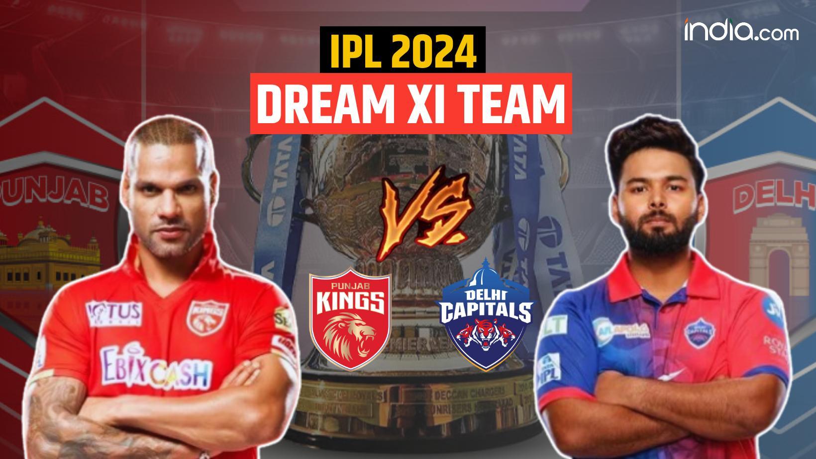 PBKS vs DC IPL 2024 Dream11 Prediction | IPL 2024 | PBKS vs DC Best Fantasy XI | India.com