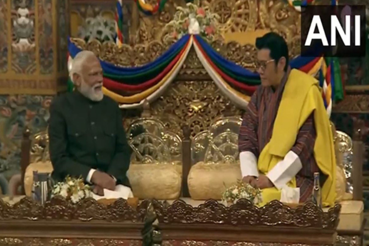 PM Narendra Modi Receives Bhutan