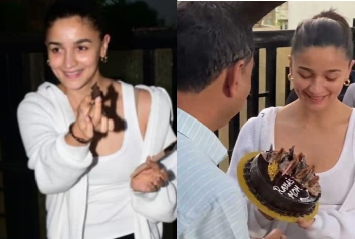 Alia Bhatt Cuts Birthday Cake With Paps Outside Home, Fans Go All ...