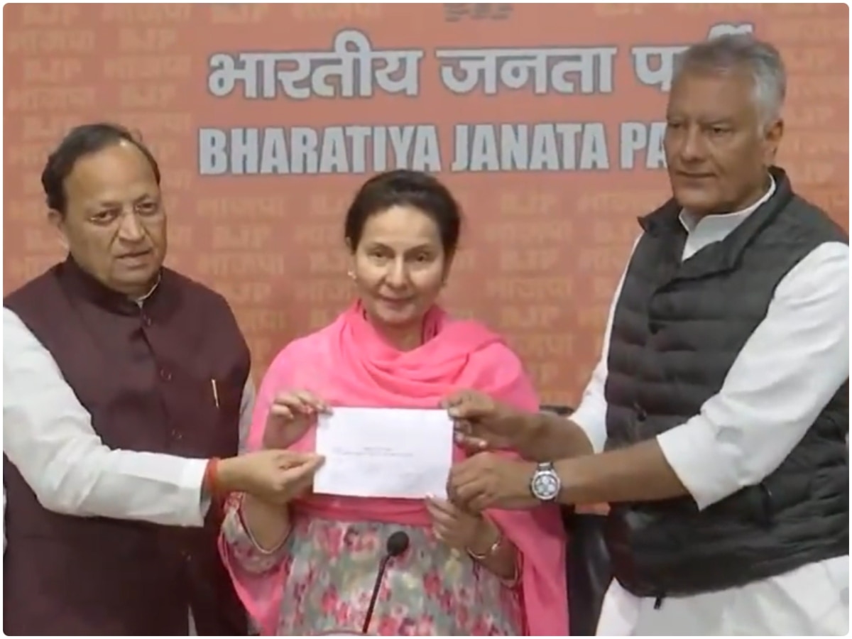 लोकसभा चुनाव से ठीक पहले BJP में शामिल हुईं कैप्टन अमरिंदर की पत्नी ...