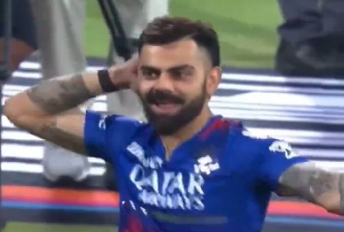 Virat Kohlis Dance Video Goes Viral After RCB Beat PBKS in IPL 2024 Match | WATCH VIDEO