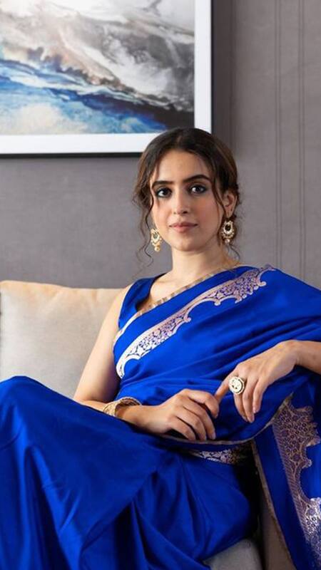 Simple Blue Saree