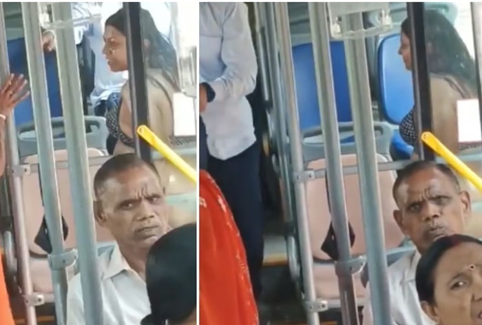 Viral Video: Woman Enters Crowded DTC Bus Wearing Bikini, Makes Obscene Gesture; Internet Is Furious