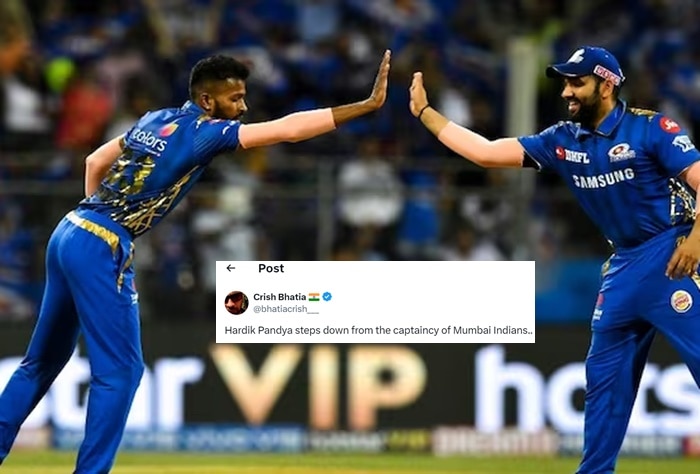 FACT CHECK! Hardik Pandya STEPS Down as Mumbai Indians Captain, Rohit Sharma to Take Over During ...
