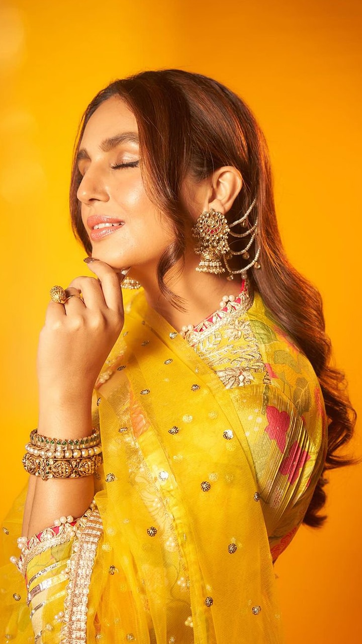Huma Qureshi's Eid Was Sun-Kissed in This Yellow Anarkali