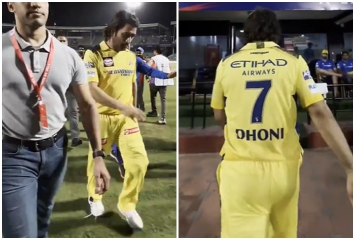 MS Dhoni INJURED? Video of Ex-CSK Captain Limping After IPL 2024 Match ...