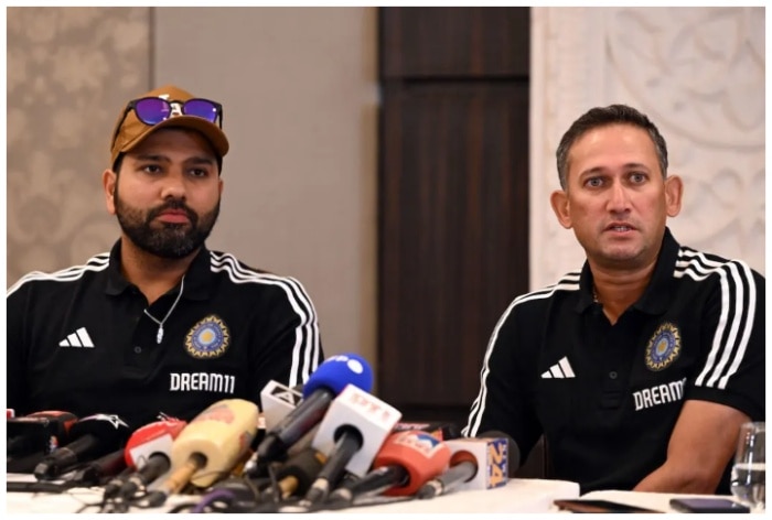 BCCI Chief Selector Ajit Agarkar Reaches Delhi To Meet Rohit Sharma ...