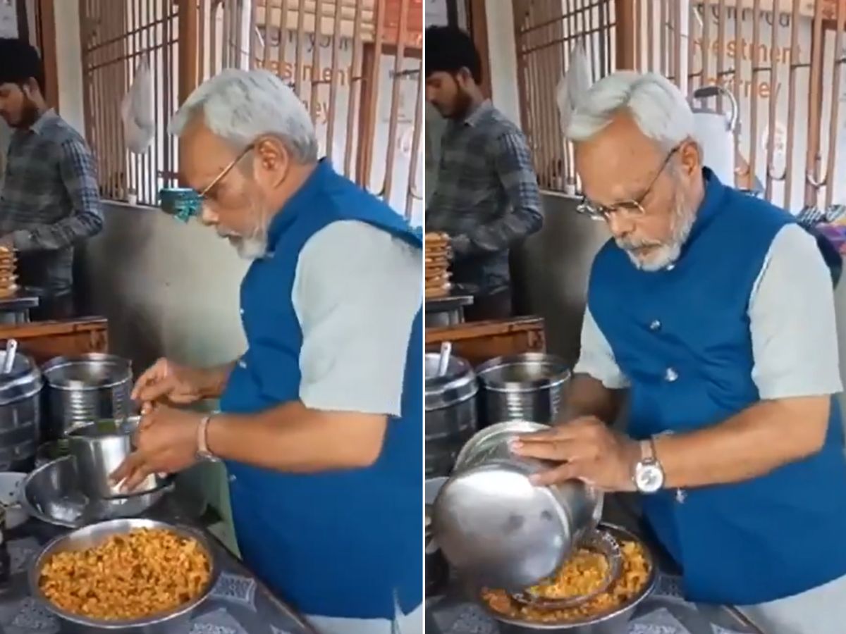 Meet Anil Bhai Thakkar, PM Modi Doppelganger Who Owns A Pani Puri ...