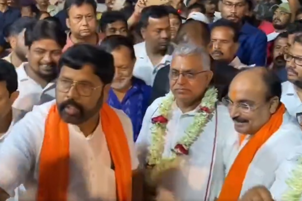 TMC And BJP Workers Clash At Dilip Ghosh’s 'Chai pe Charcha’ In Durgapur