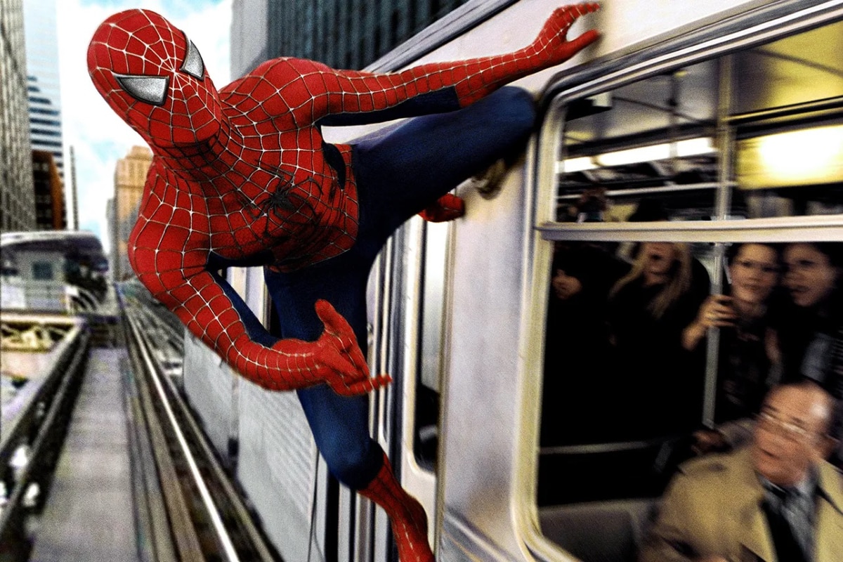 Spider-Man Spotted Inside Train Compartment, Trying Hard To Reach ...