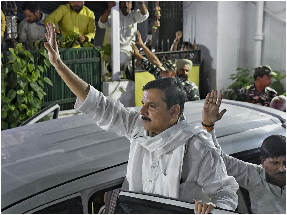 Sanjay Singh Walks Out of Jail a day After Supreme Court Granted Bail in Excise Policy Case