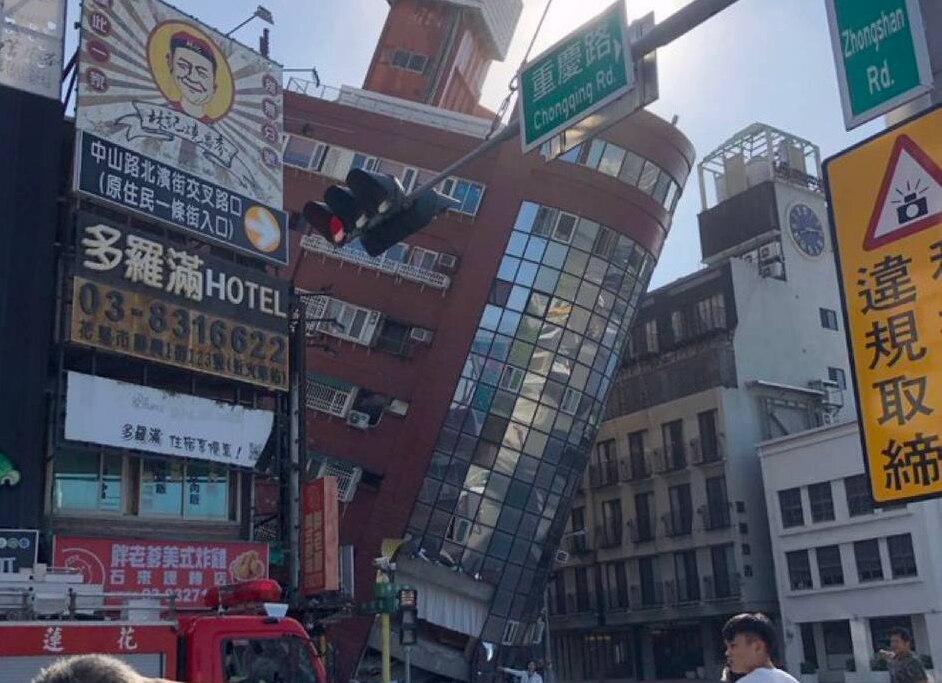 Earthquake of 7.4 Magnitude Hits Taiwan, Several Feared Trapped Under ...