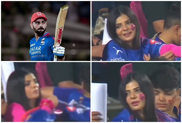 Mystery Girl TURNS Virat Kohli Fan Mid-Innings at Jaipur During IPL ...