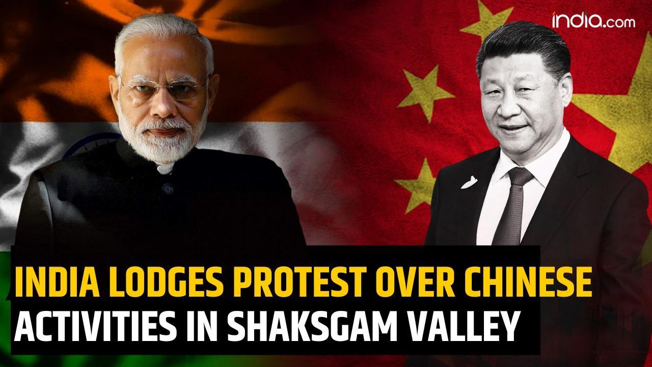 India lodges protest over Chinese activities in Shaksgam Valley in POK ...