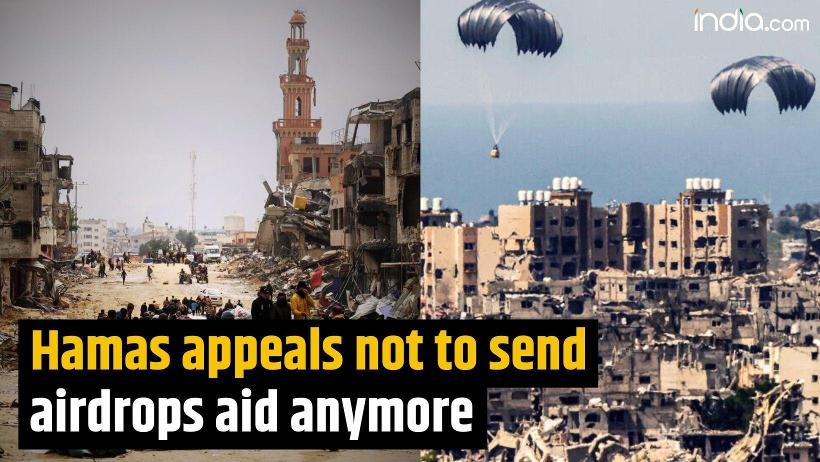 Hamas urges halt to aid airdrops after 2 killed in north Gaza parachute ...