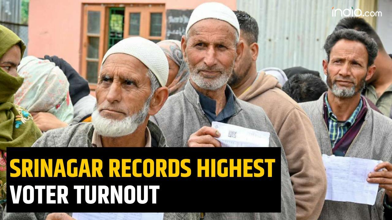 Lok Sabha Election 2024: Srinagar records highest voter turnout since ...
