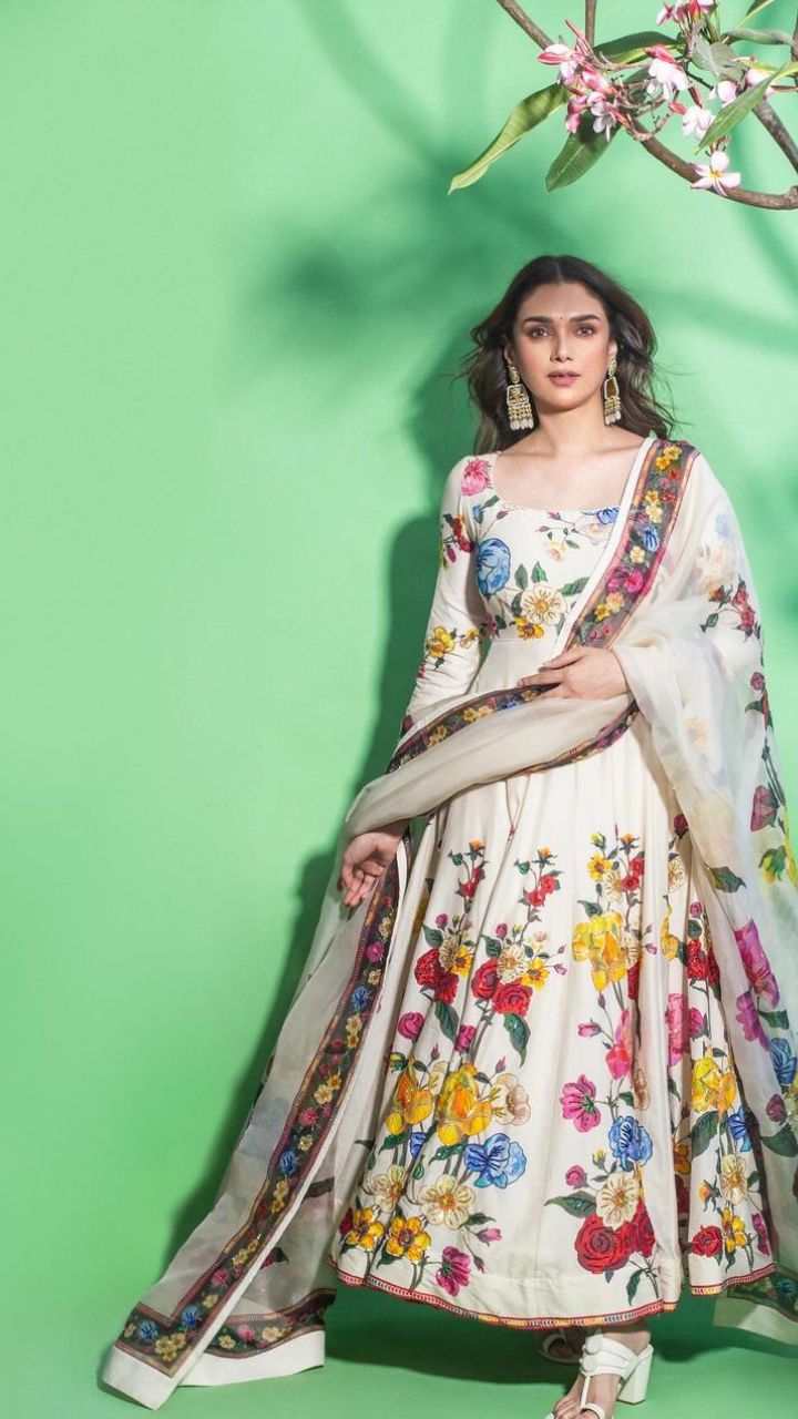 8 Aditi Rao Hydari- Inspired Floral Suits For Summers