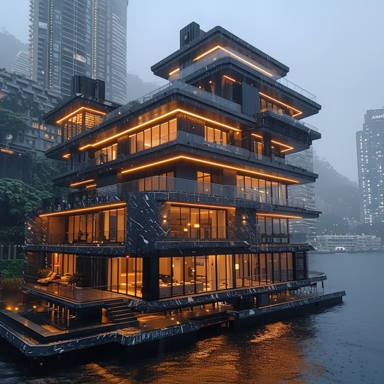 Nita and Mukesh Ambani's Antilia House Looks In Mumbai Rains - AI Pics