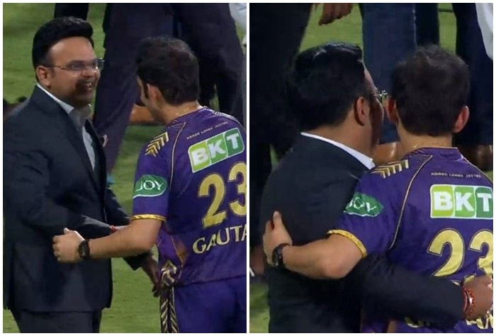 Gautam Gambhir CHATTING With Jay Shah After KKR Clinch IPL 2024 Titles ...