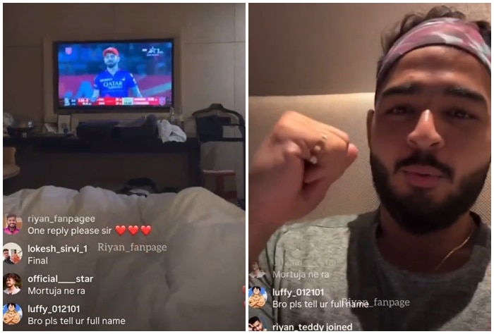 Riyan Parag ENJOYING Virat Kohlis Masterclass During PBKS vs RCB IPL ...