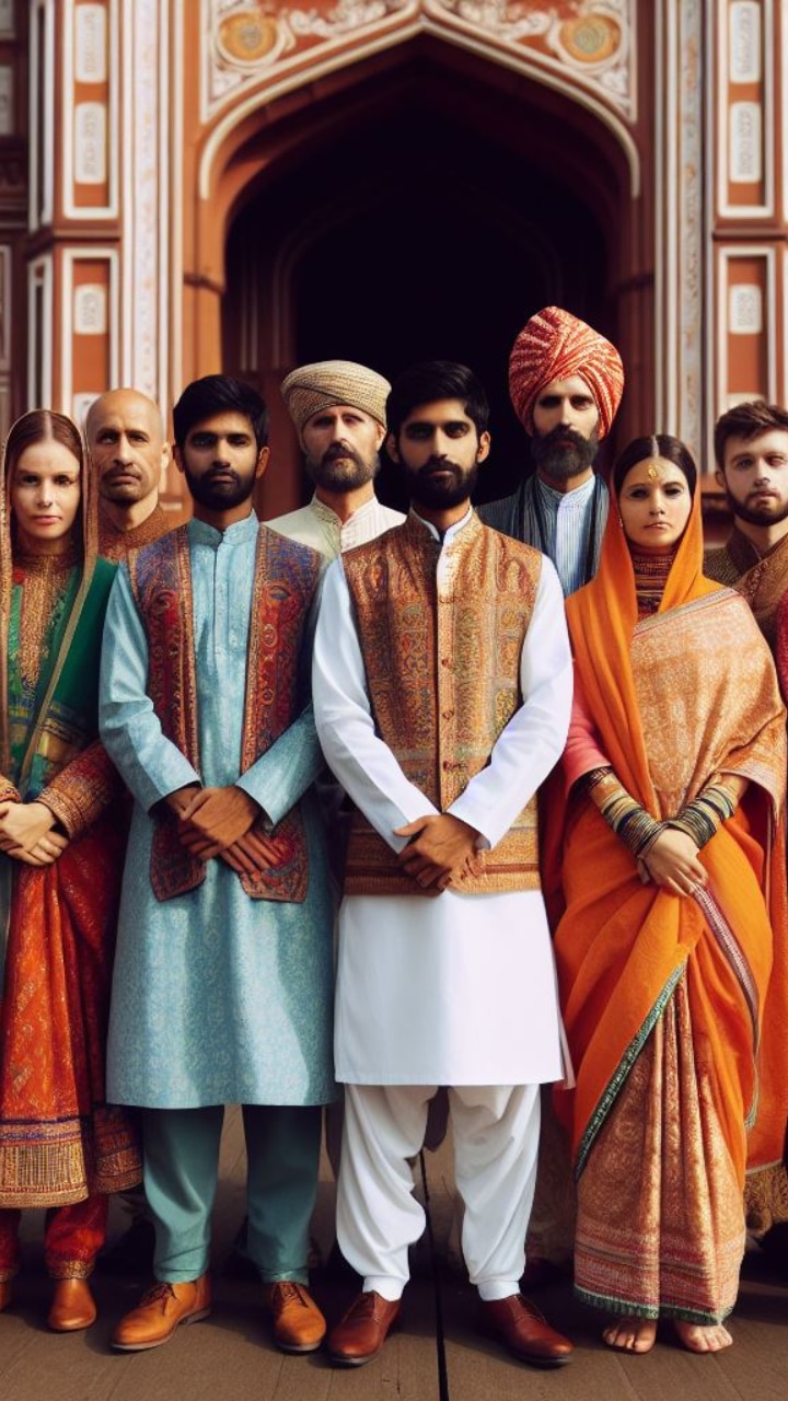 Kashmir to Bihar - People In Traditional Attires Of Some North Indian ...