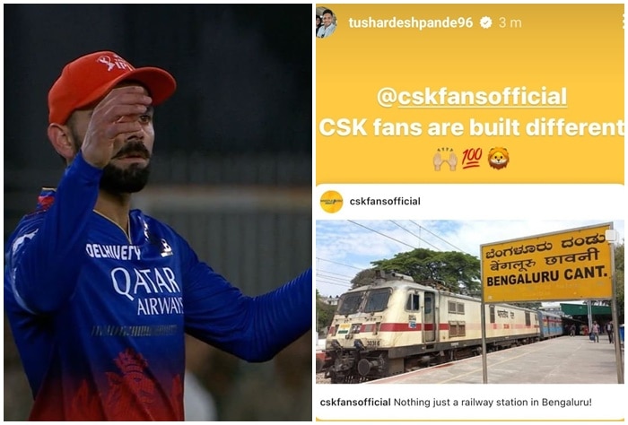 CSK Star Tushar Deshpande TROLLS RCB With Viral Meme Following Loss vs ...