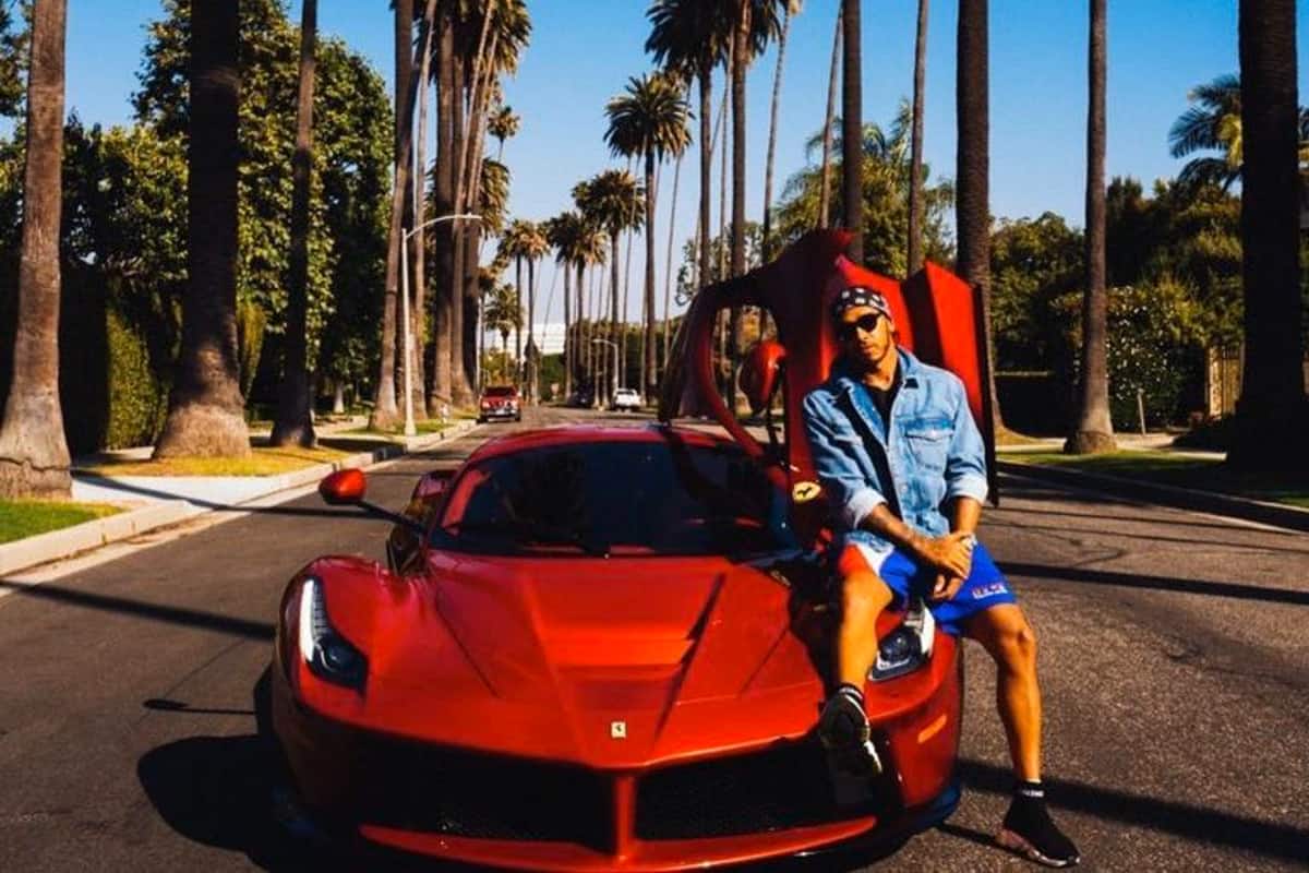 lewis hamilton private cars