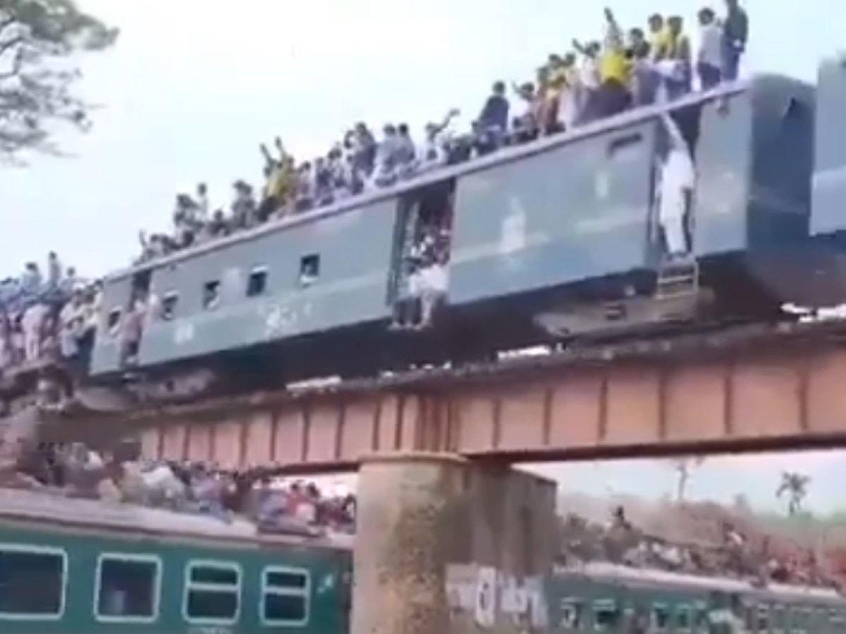 Train Ka Video: बांग्लादेश की ट्रेनों में दिखा ऐसा नजारा आंखें फटी रह ...