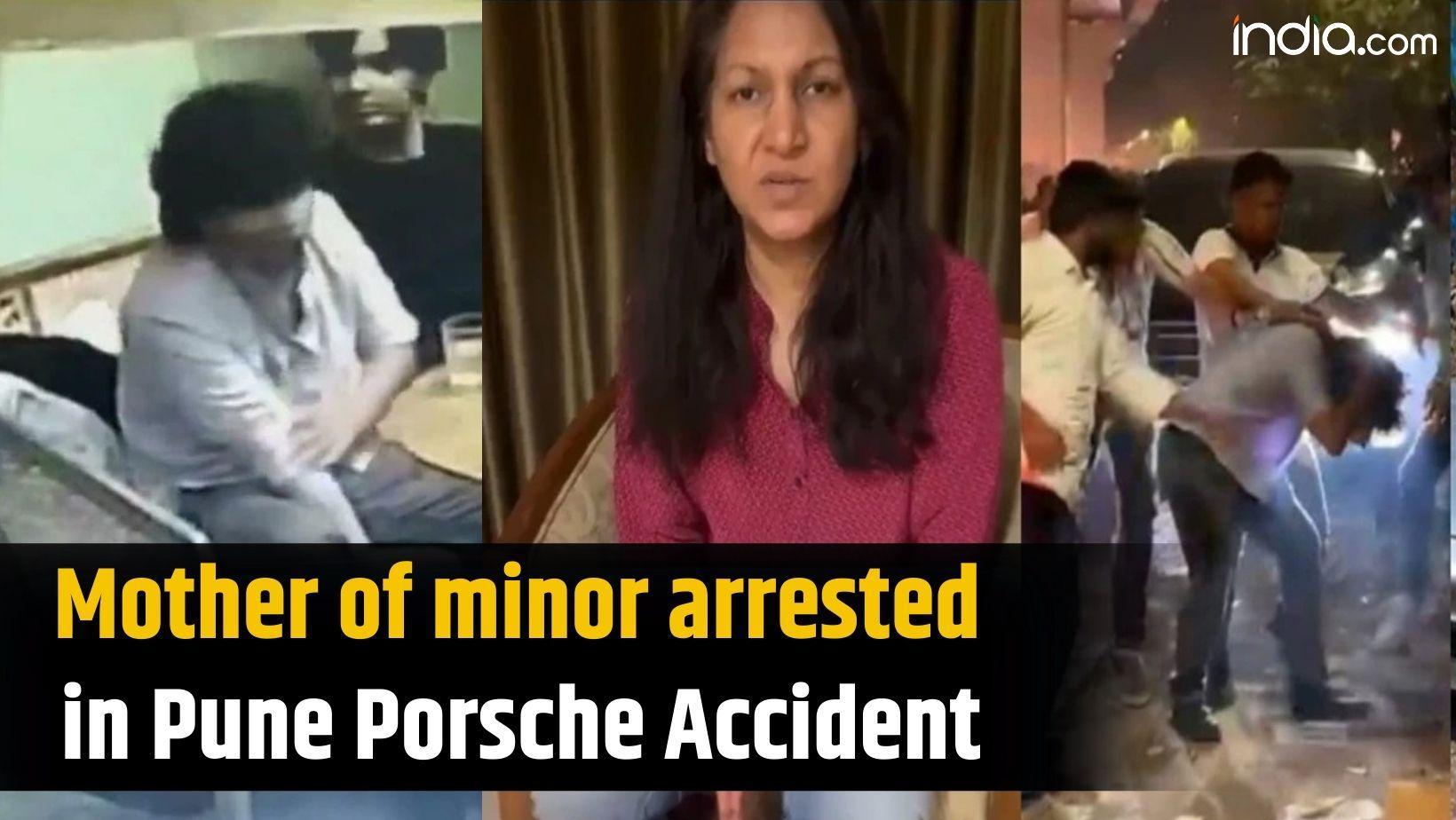 Pune Porsche crash case: Mother of minor accused arrested over ...