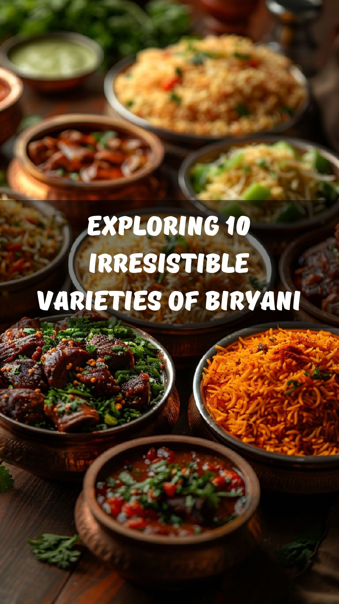 Exploring 10 Irresistible Varieties of Biryani