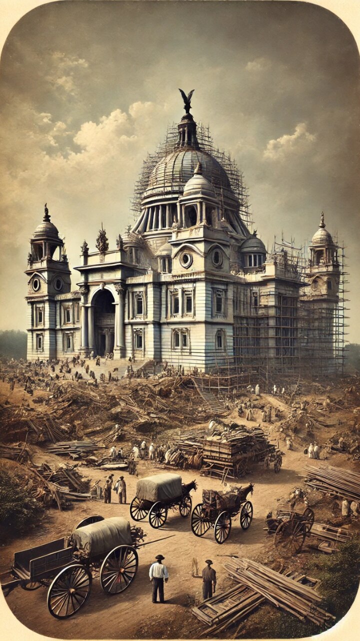 AI Imagines How Kolkata's Iconic Victoria Memorial Was Built
