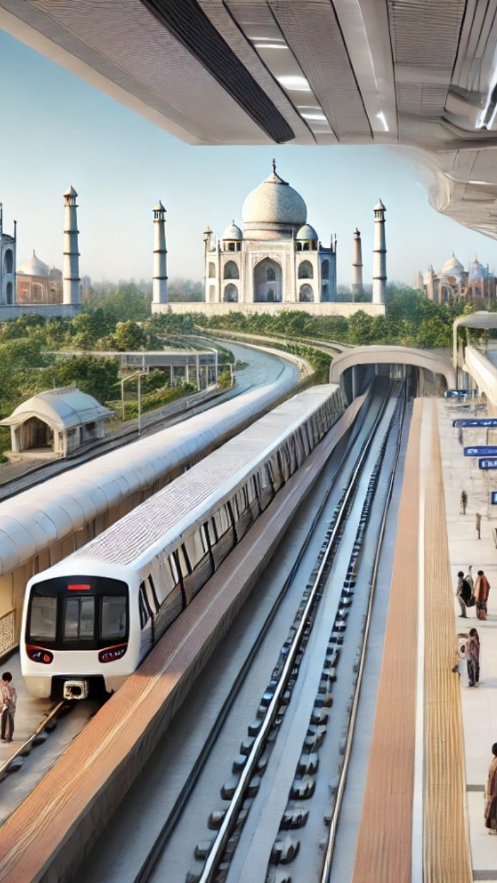 How Agra City Metro Looks After 100 Years – Check AI images