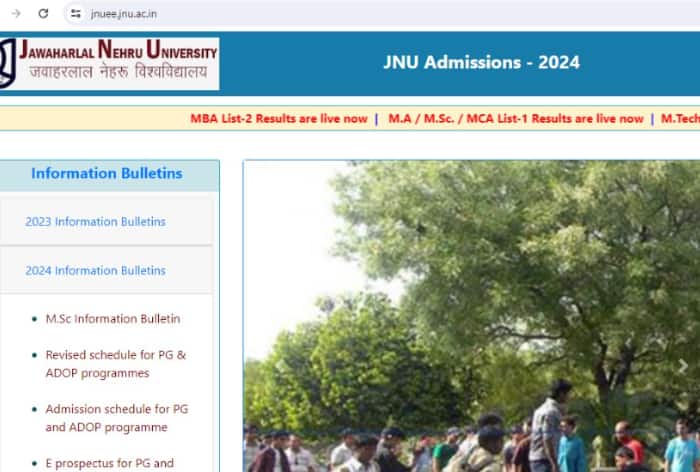JNU PG First Merit List 2024 Released at jnuee.jnu.ac.in; Direct Link
