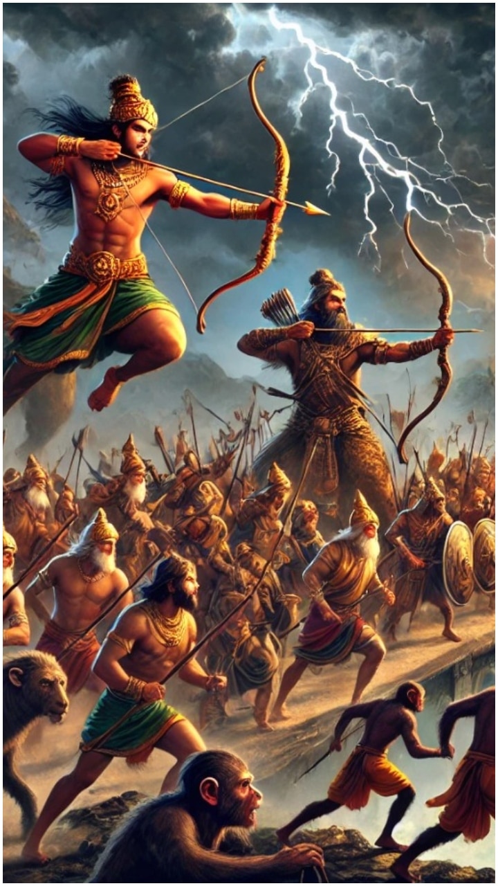 भगवान राम ने लंका पर बोला था हमला तो कैसा था नजारा? AI ने यह भी दिखाया