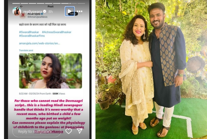 Fat Shaming? Swara Bhaskar Shuts Down News Portal Claiming Weight Gain ...