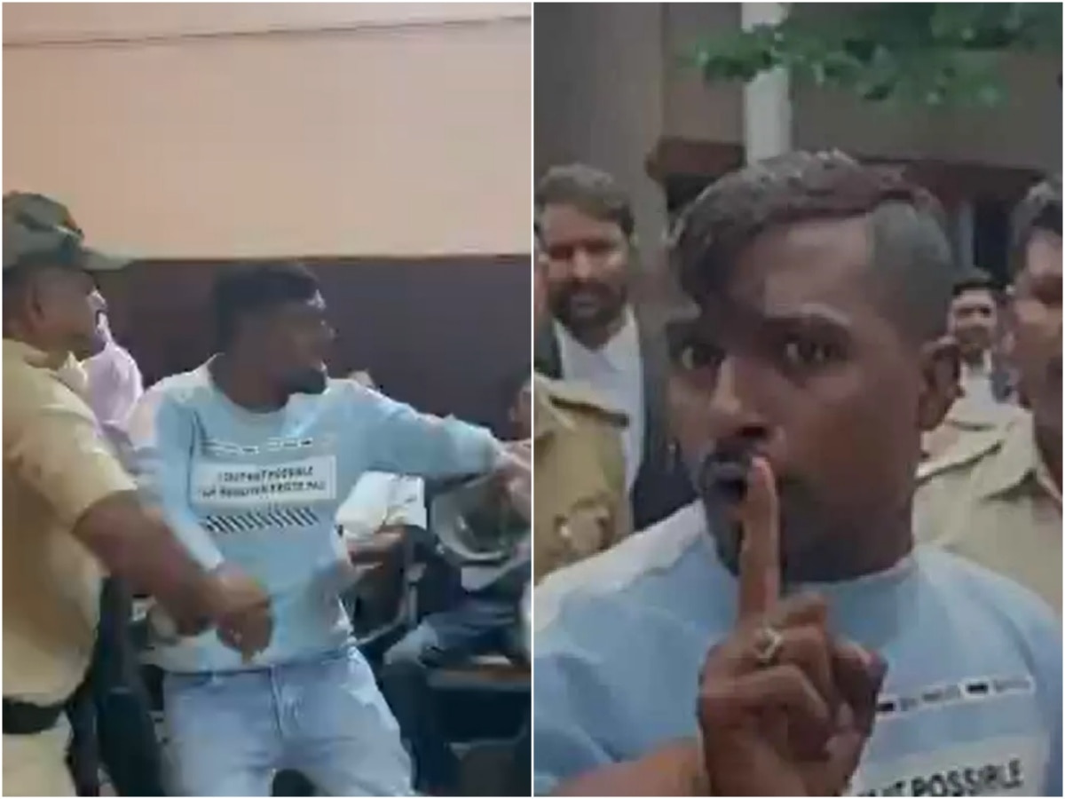 WATCH: Gangster Jayant Pujari Thrashed In Karnataka Court For Raising ...