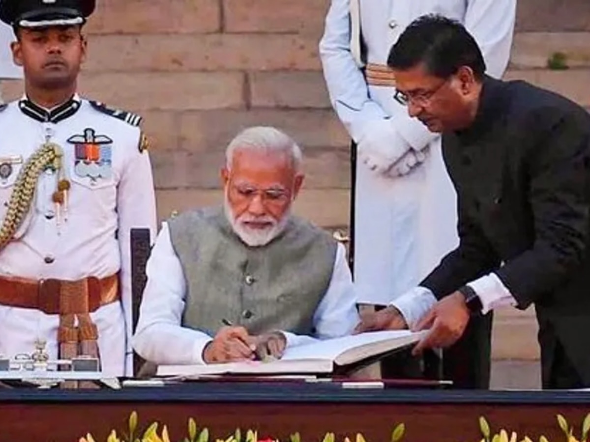 Prime Minister Narendra Modi Oath taking ceremony President Draupadi ...