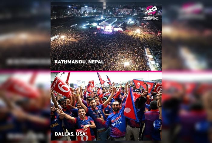 Nepal Cricket Fans Win HEARTS Despite Loss vs Netherlands in T20 WC ...