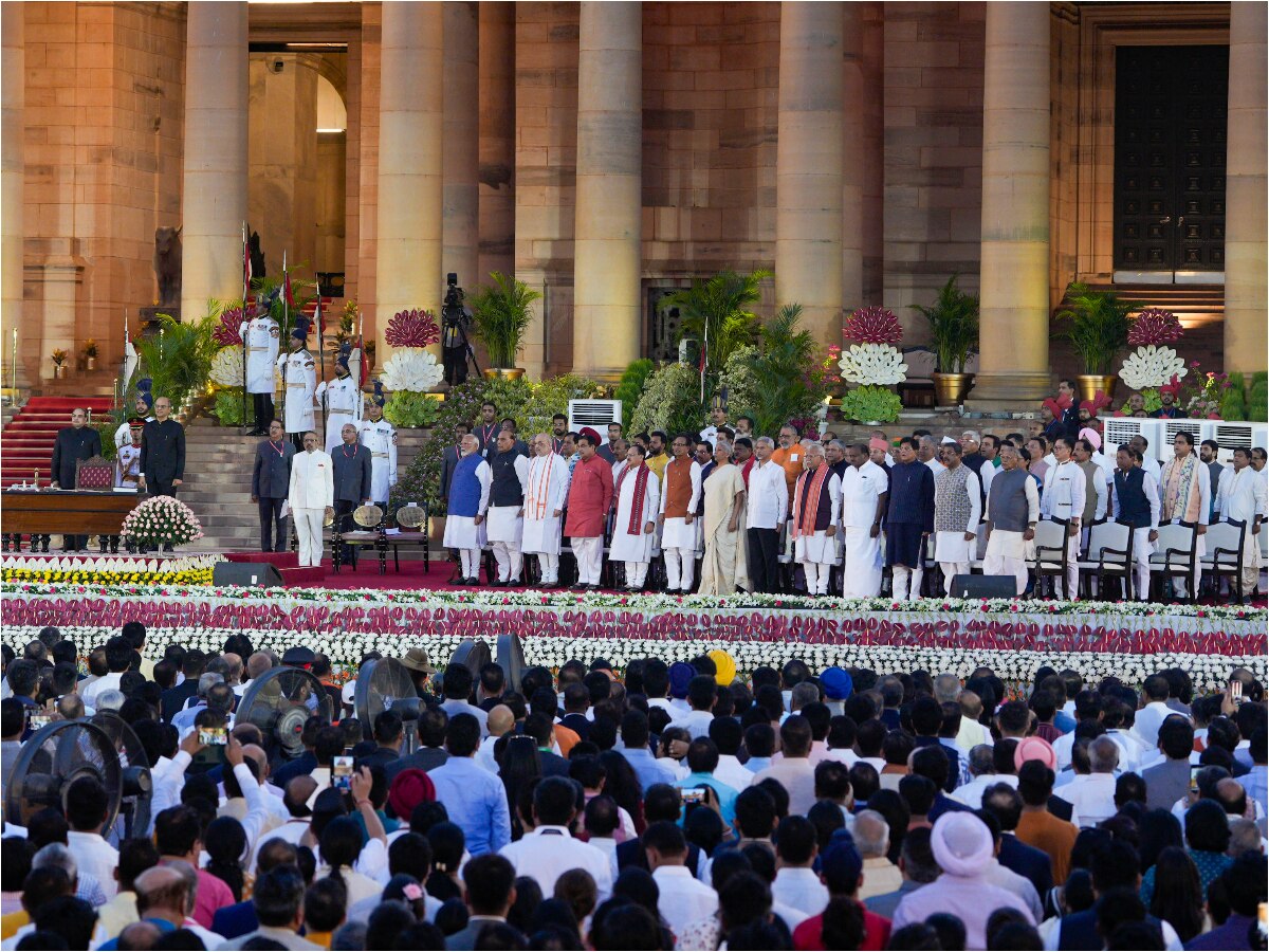 PM Narendra Modi Takes Oath Of Office For Third Consecutive Term; Check Full List Of Ministers ...